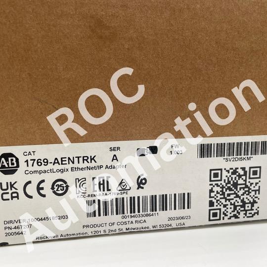 New Sealed Allen-Bradley 1769-AENTRK /A Compactlogix Ethernet/IP Adapt ...