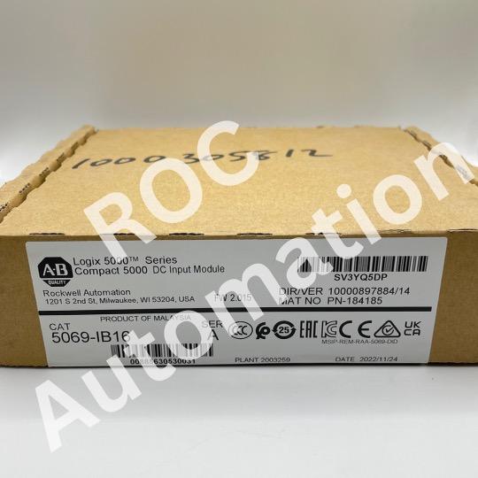 New Sealed Allen Bradley 5069-IB16 /A Compact Logix 5000 DC Input Modu ...