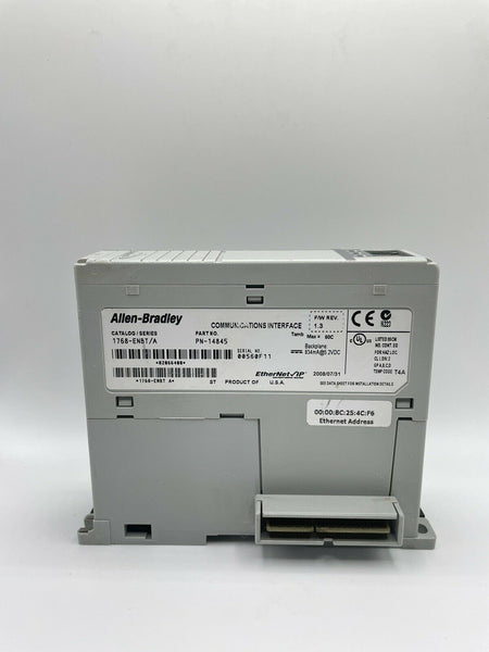 New Allen Bradley 1768-ENBT Ser A CompactLogix EtherNet/IP Module ...