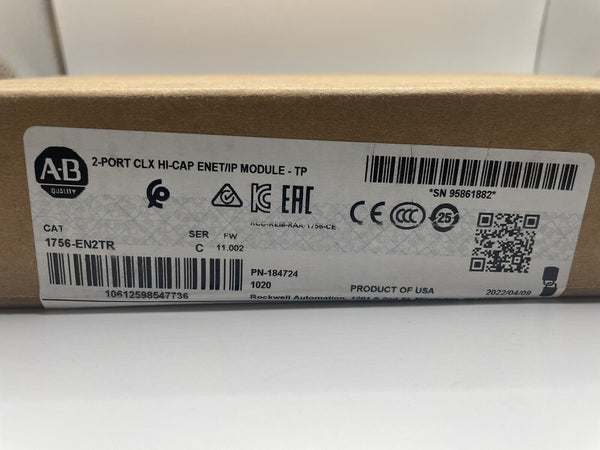 Allen Bradley Plc 1756 EN2TR Manual Online | Roc Automation – Rocautomation