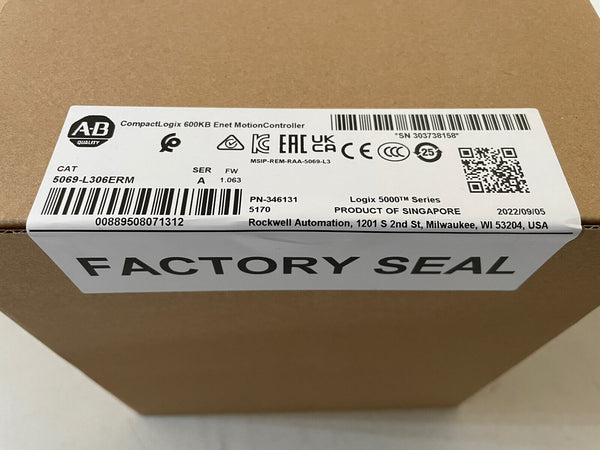 Allen-Bradley Compactlogix 5069 L306ER System | ROC Automation ...