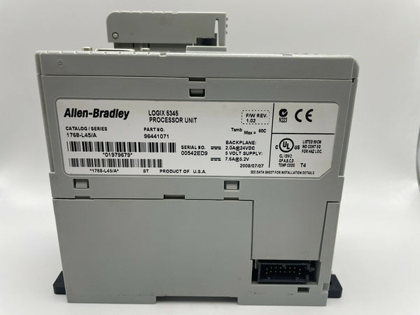 Allen-Bradley 1768-L45/A CompactLogix L45 Processor – Rocautomation
