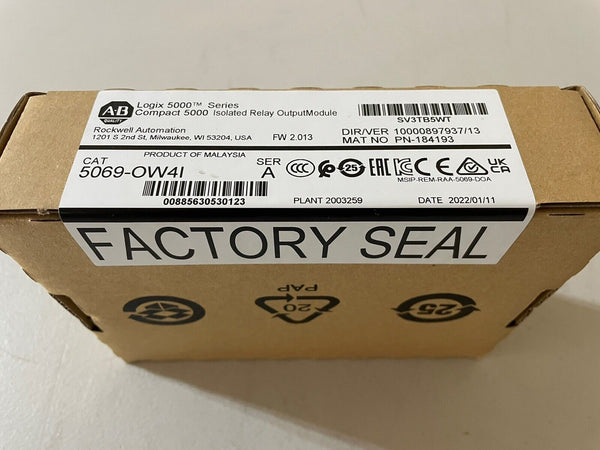 NEW Allen Bradley 5069-OW4I Ser A CompactLogix Relay Output Module ...
