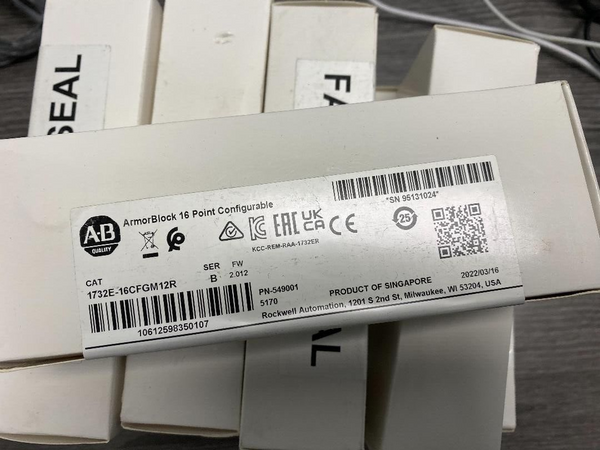 New Sealed Allen Bradley 1732E-16CFGM12R /A ArmorBlock I/O Module ...